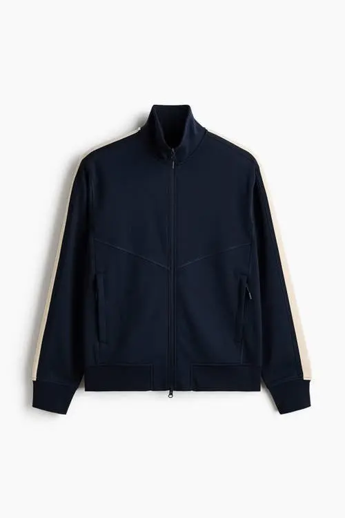 H&m Regular Fit Track Jacket With Drymove™ Technology