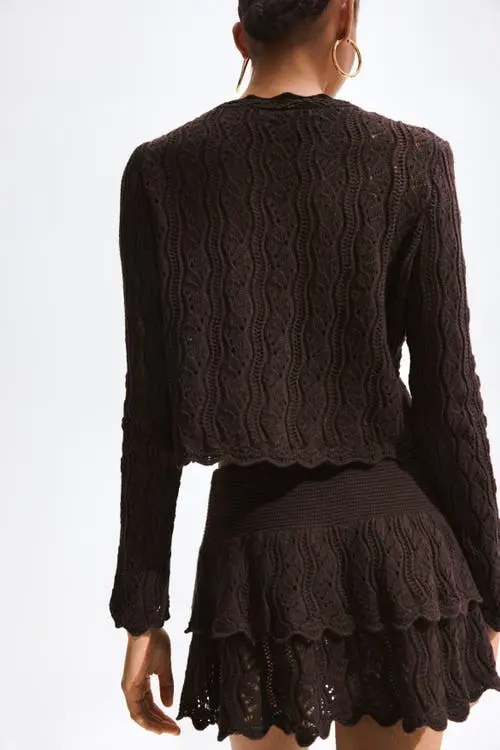 H&M Pointelle-knit Cardigan