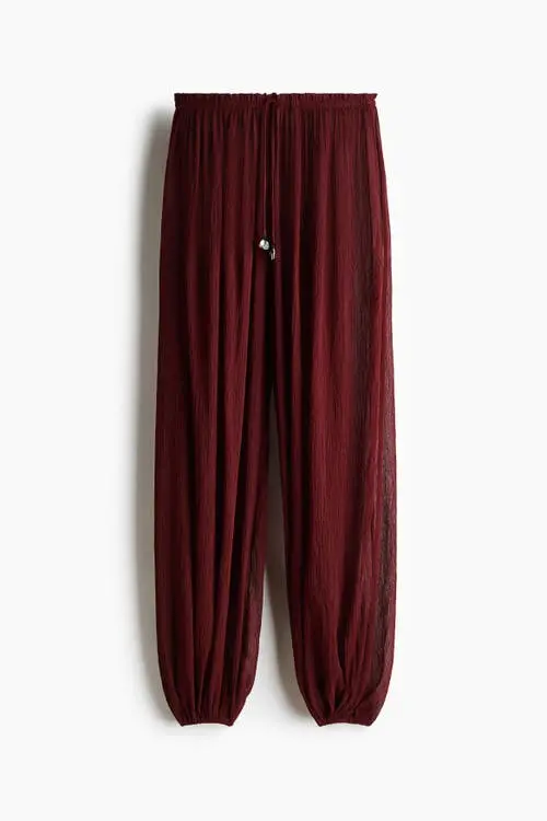 H&m Crinkled Balloon Beach Trousers