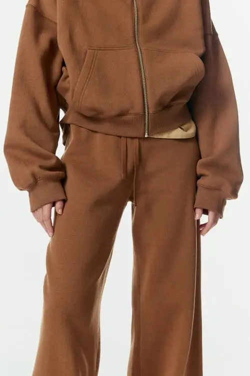 H&m Flared Sweatpants - Brown