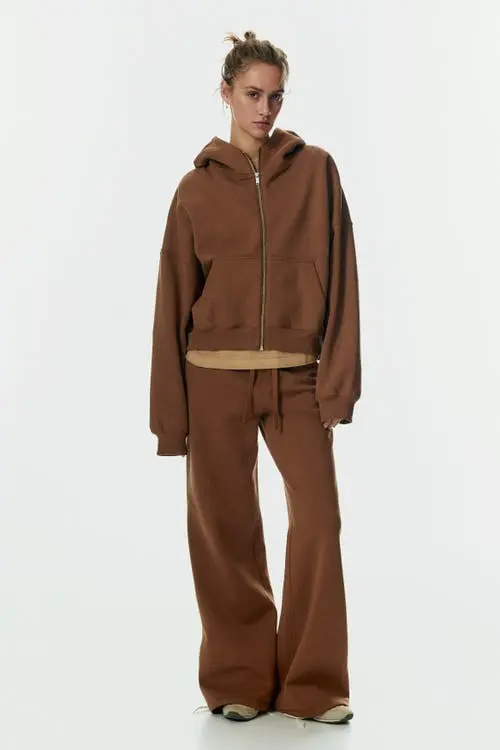 H&m Flared Sweatpants - Brown