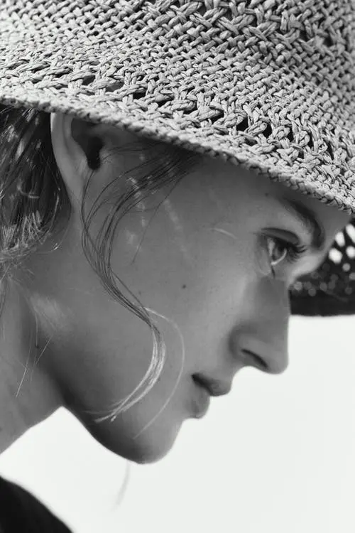 H&m Braided Paper Straw Hat
