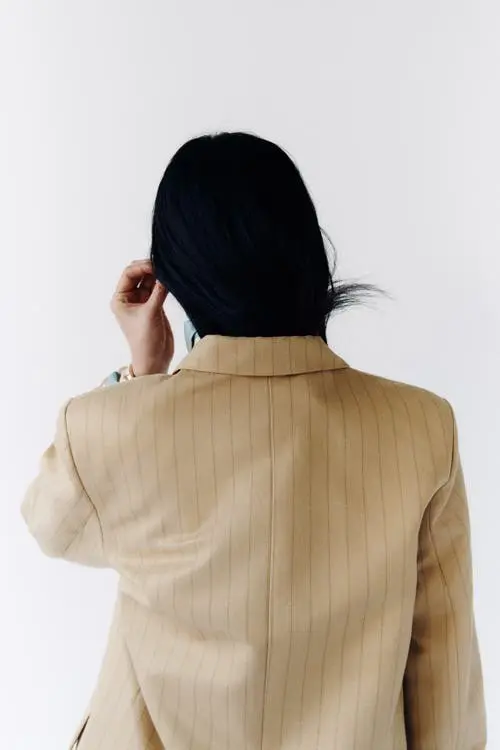 H&m Linen Blend Twill Blazer