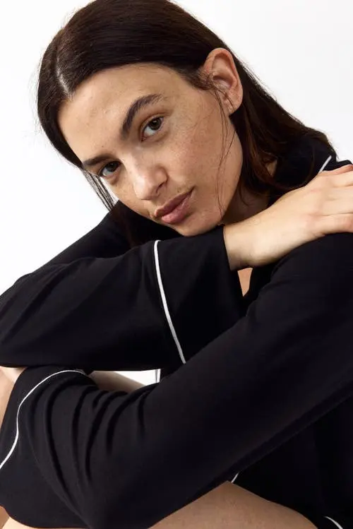 H&m Mama Before & After Viscose-blend Pyjamas - Black