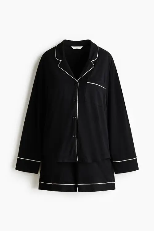 H&m Mama Before & After Viscose-blend Pyjamas