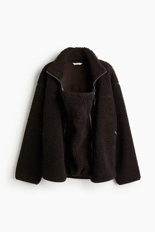 H&m Mama Teddy Jacket For Pregnancy And Babywearing