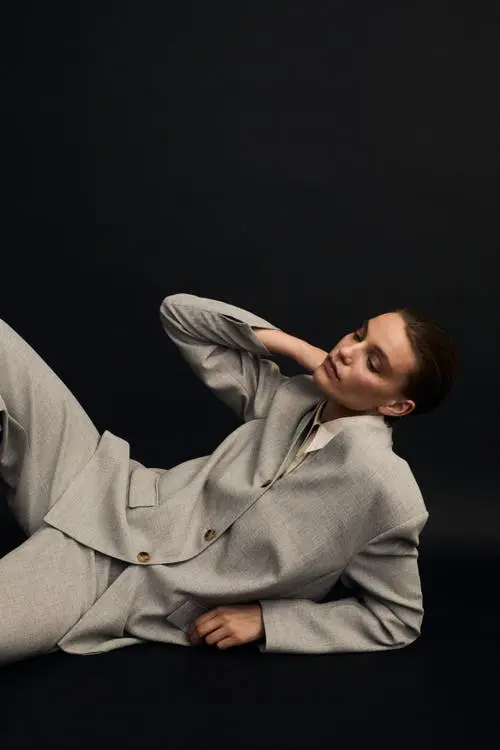 H&m Lapelless Blazer