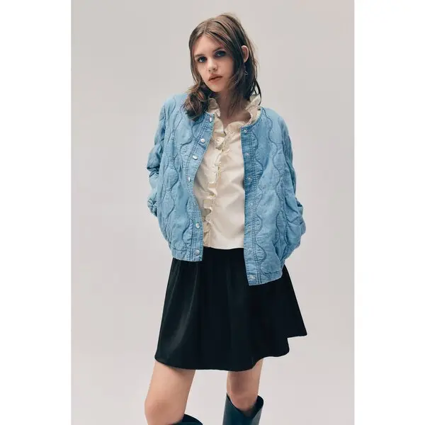 H&M Flared Mini Skirt With Elasticated Waist