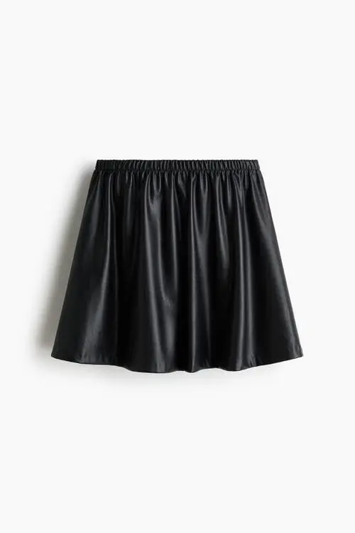 H&M Flared Mini Skirt With Elasticated Waist
