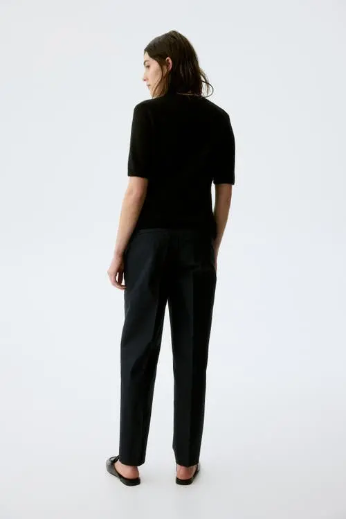 H&m Mama Cigarette Trousers Ankle Length