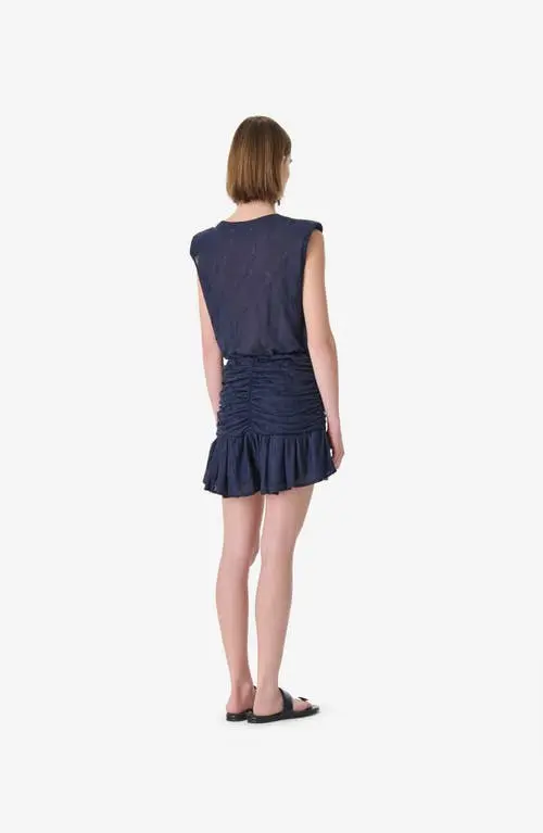 IRO PARIS Horphee Padded Shoulder Top