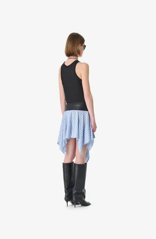 IRO PARIS Safrina Tank Sheer Racerback Knit - Black