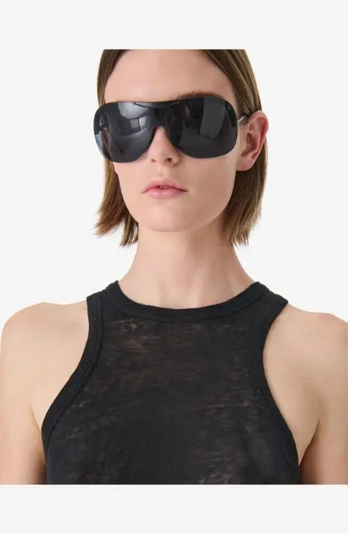 IRO PARIS Safrina Tank Sheer Racerback Knit - Black
