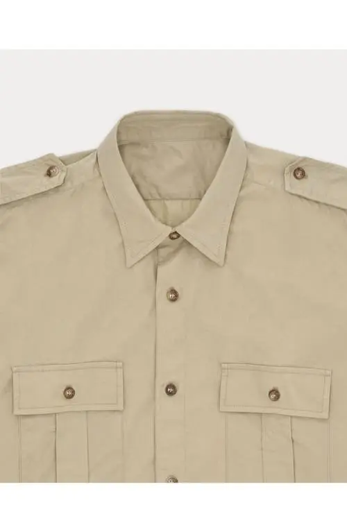 FORTELA Sahara Cotton Overshirt - Beige