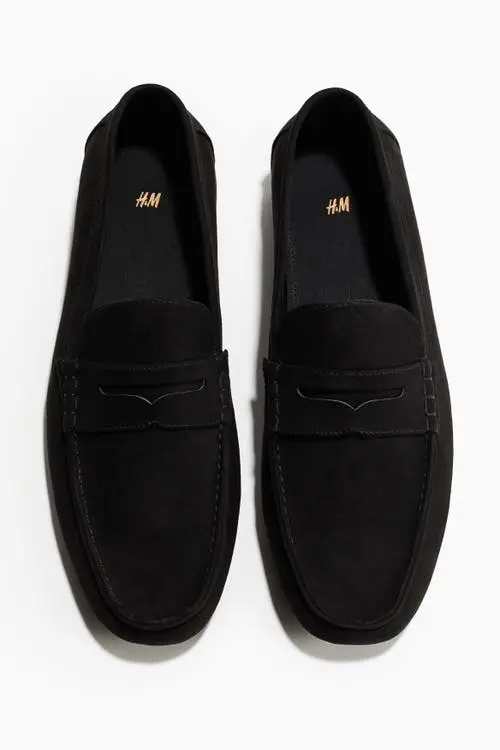 H&m Driving Loafers With Decorative Tab And Moccasin Seam