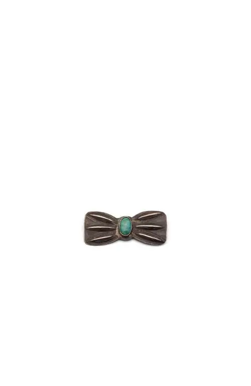 FORTELA Sterling Turquoise Pin - Silver