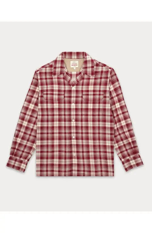 FORTELA Baker Tartan Check Shirt - Red