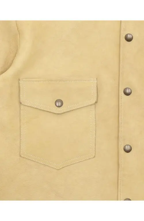 FORTELA Deerskin Leather Jacket - Cream