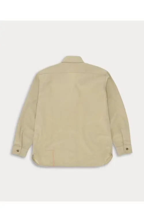 FORTELA Cpo 2.0 Cotton Drill Overshirt - Beige