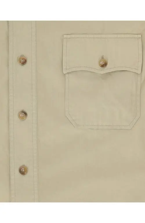 FORTELA Cpo 2.0 Cotton Drill Overshirt - Beige