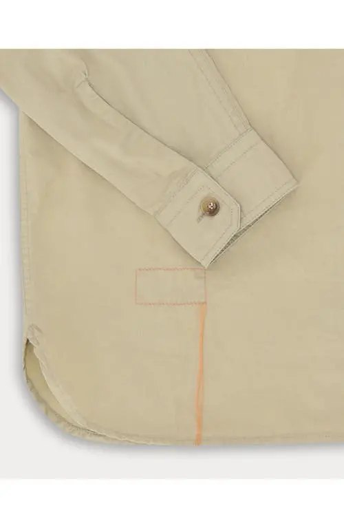 FORTELA Cpo 2.0 Cotton Drill Overshirt - Beige