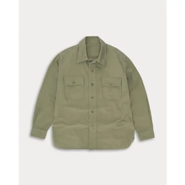 FORTELA Cpo 2.0 Cotton Drill Overshirt - Green