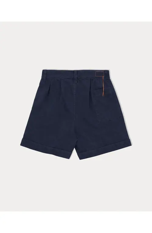 FORTELA Bedford Cotton Bermuda Shorts - Blue
