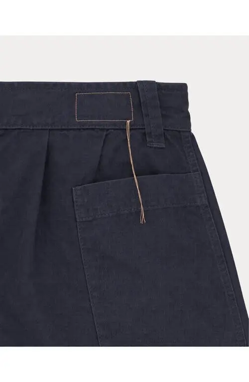 FORTELA Bedford Cotton Bermuda Shorts - Blue