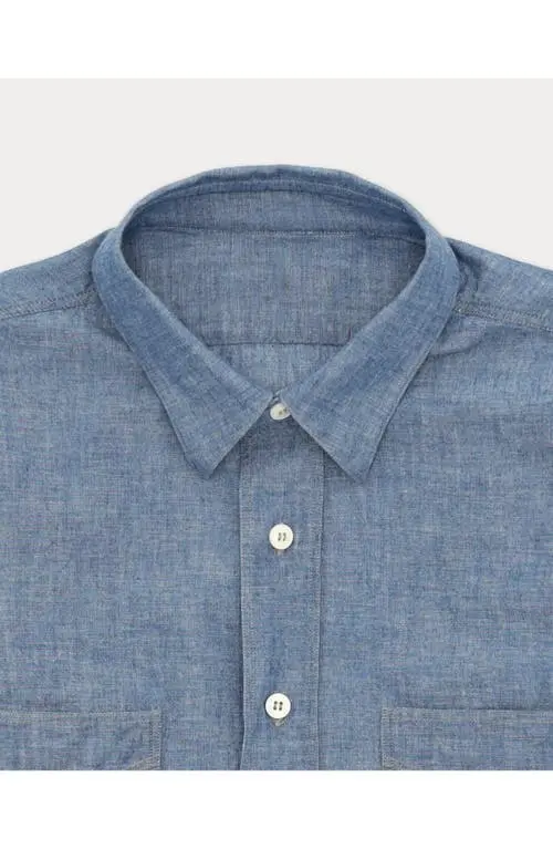 FORTELA Osumi Cotton Shirt - Light Blue