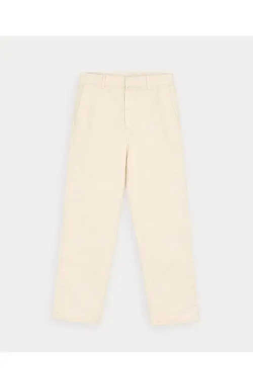 FORTELA Natural Cotton Trousers - Off White