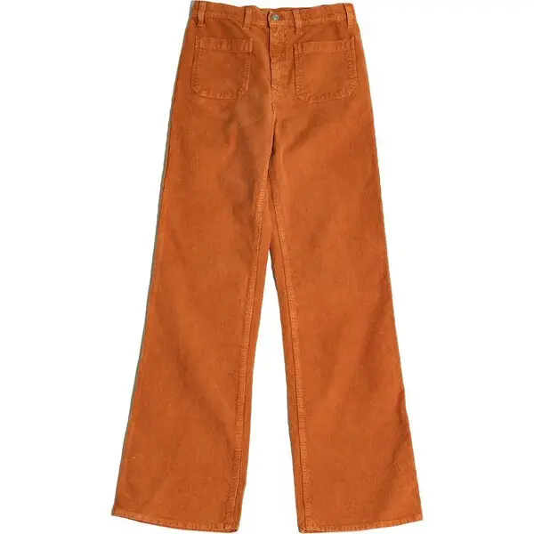 FORTELA Janet Corduroy Boot-cut Trousers - Orange