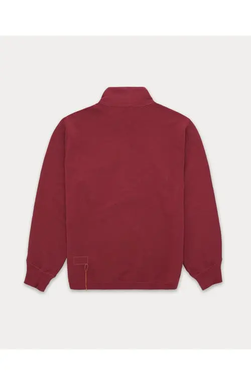 FORTELA Princeton Zip-up Jersey Sweatshirt - Purple