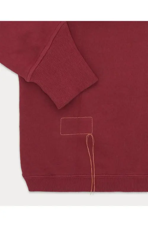 FORTELA Princeton Zip-up Jersey Sweatshirt - Purple