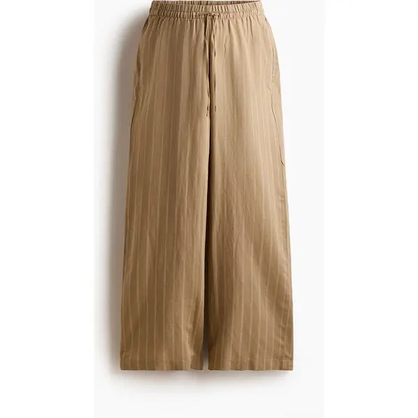 H&m Mama Maternity & Postpartum Linen-blend Trousers