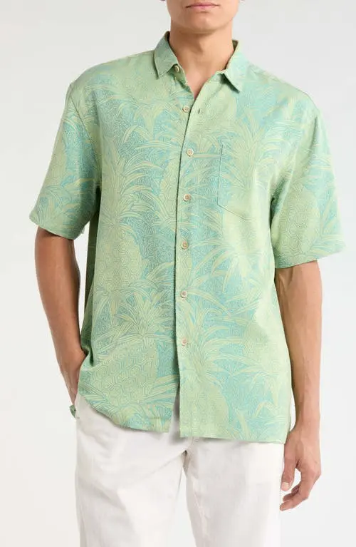KAHALA Hala Kahiki Jacquard Shirt - Teal