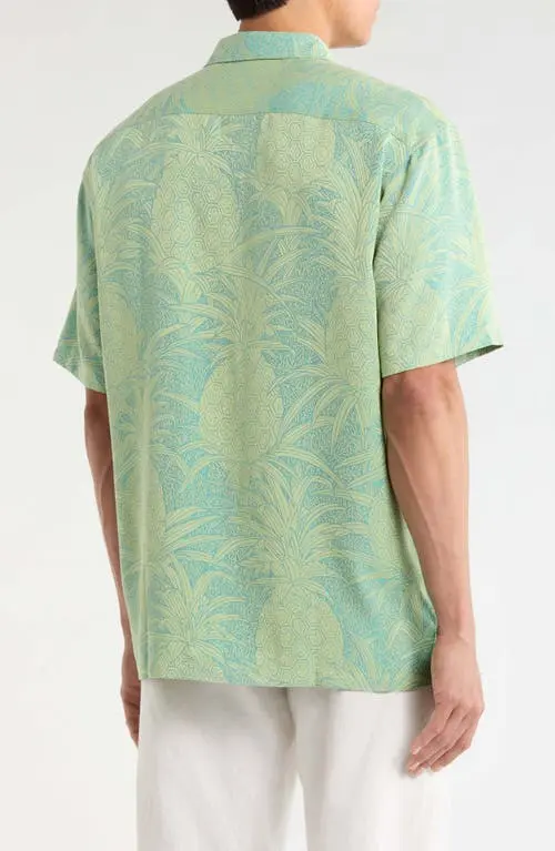 KAHALA Hala Kahiki Jacquard Shirt - Teal