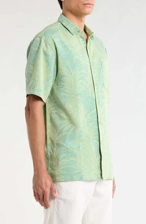 KAHALA Hala Kahiki Jacquard Shirt - Teal