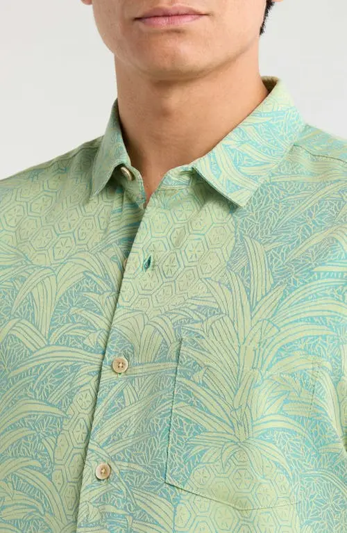 KAHALA Hala Kahiki Jacquard Shirt - Teal