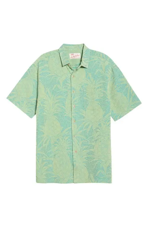 KAHALA Hala Kahiki Jacquard Shirt - Teal