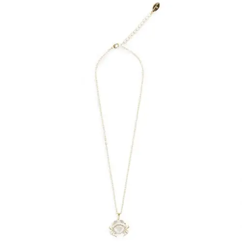 BILL SKINNER STUDIO Gold Plated Pendant With Crystals And Pearls