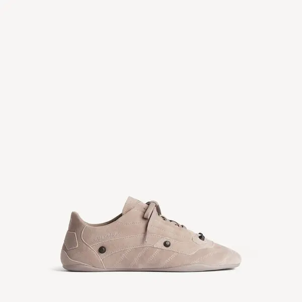 Balenciaga Suede Cowskin City Sneakers - Beige
