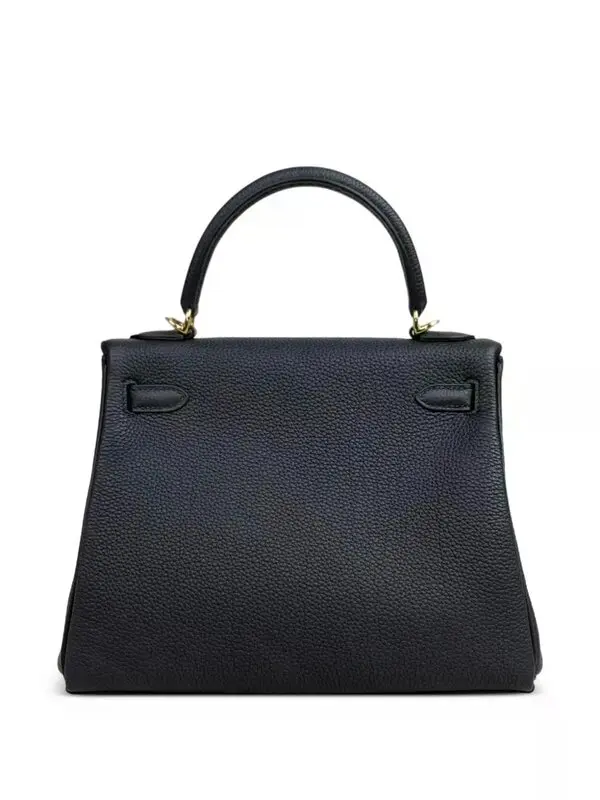 Hermès 25 Kelly Retourne Tote Bag - Black