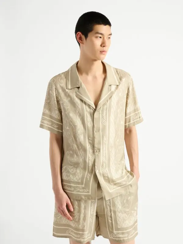 Balmain Printed Foulard Pyjama Shirt