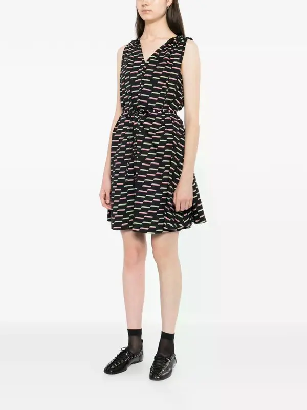 JNBY Printed A-line Dress - Black