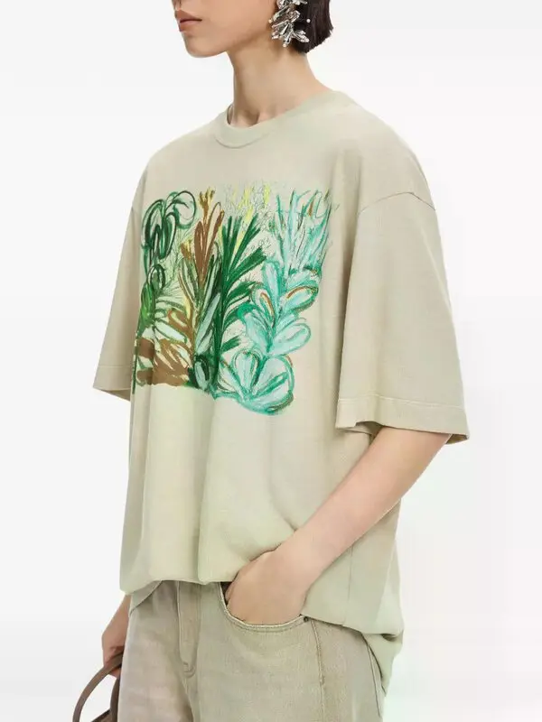 JNBY Graphic Print T-shirt - Neutrals