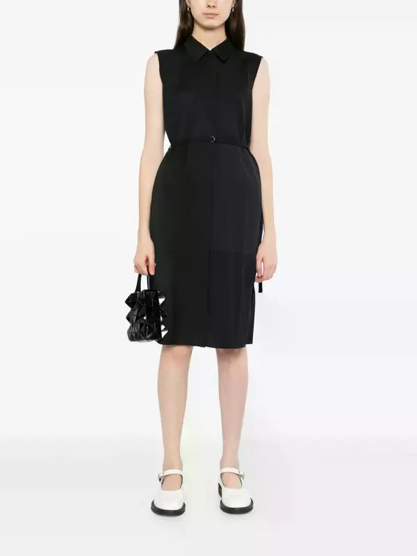 LESS Belted Sleeve Dress