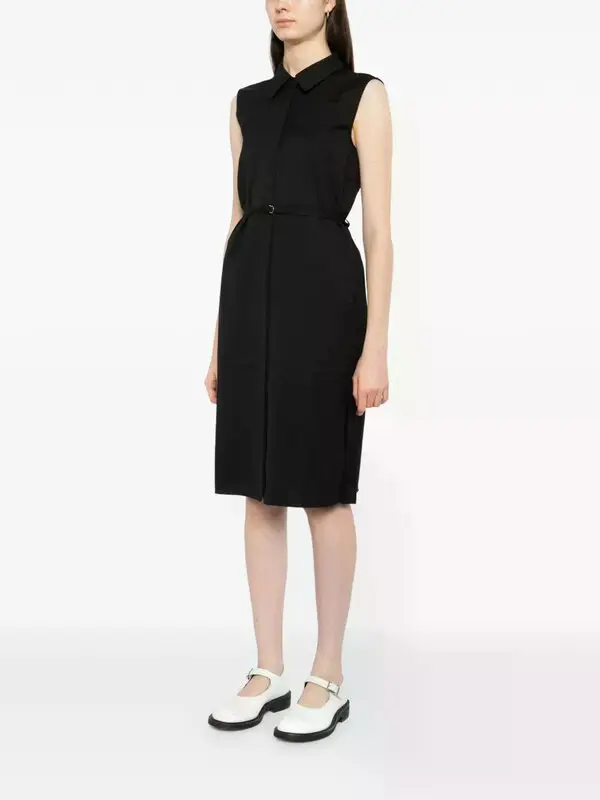 LESS Belted Sleeve Dress