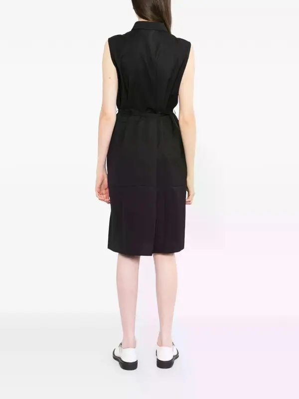 LESS Belted Sleeve Dress