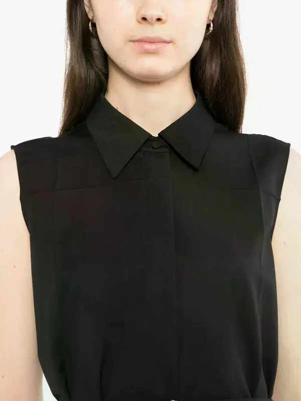 LESS Belted Sleeve Dress