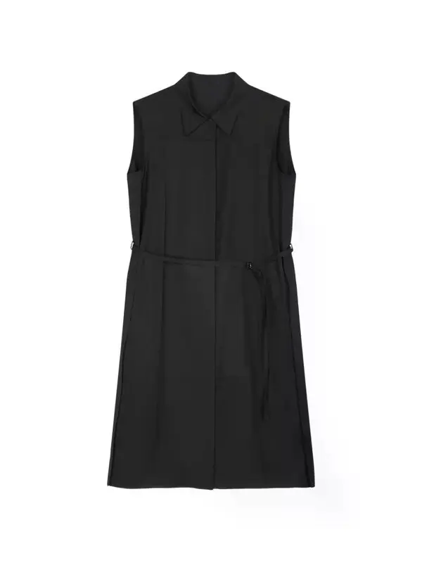 LESS Belted Sleeve Dress